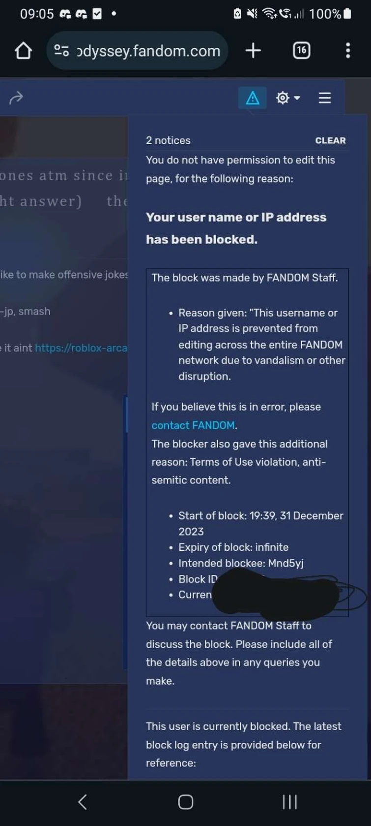 mnd5yj's final message. | Fandom