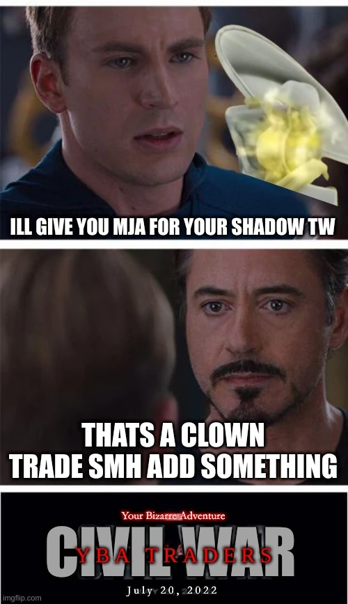 YBA trading meme | Fandom