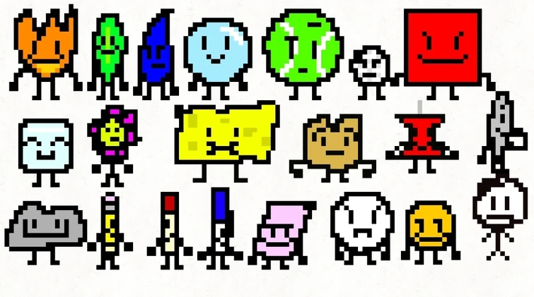 Bfdi pixel sprites | Fandom