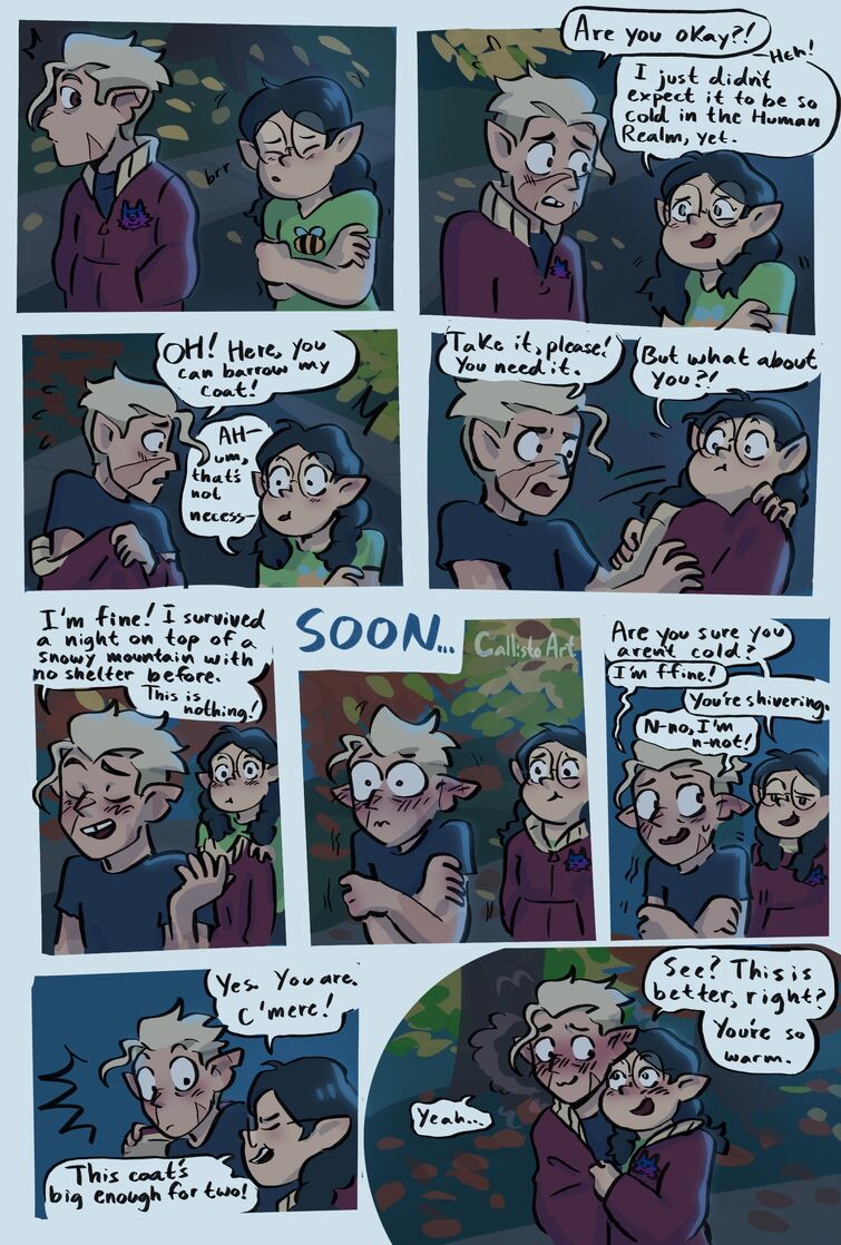 Huntlow Comic - One Coat 💛💚 | Fandom