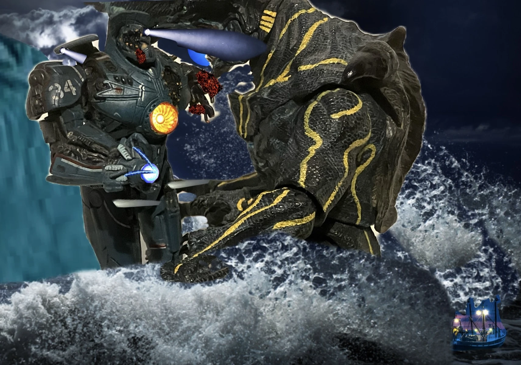 Neca toy photography - Gipsy vs Knifehead, Cherno Alpha vs Otachi ...