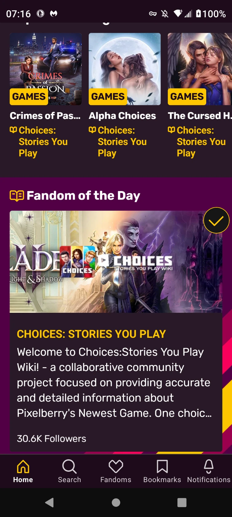 Looks like this Fandom has around 30,600 users "following" it. | Fandom