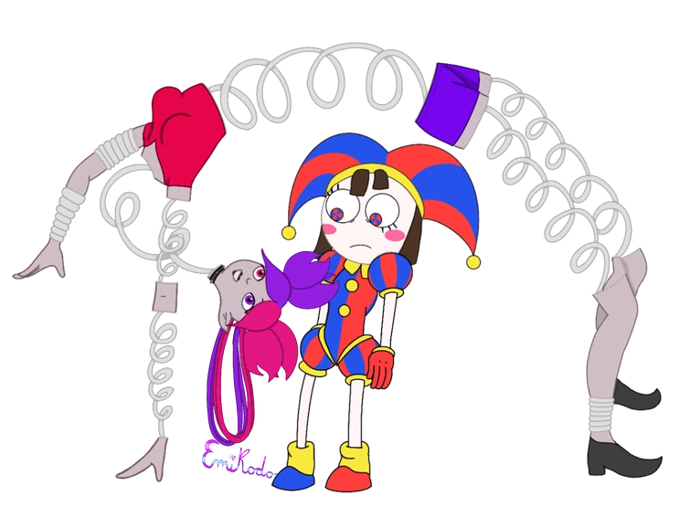 Pomni and my OC, Demi Duality | Fandom