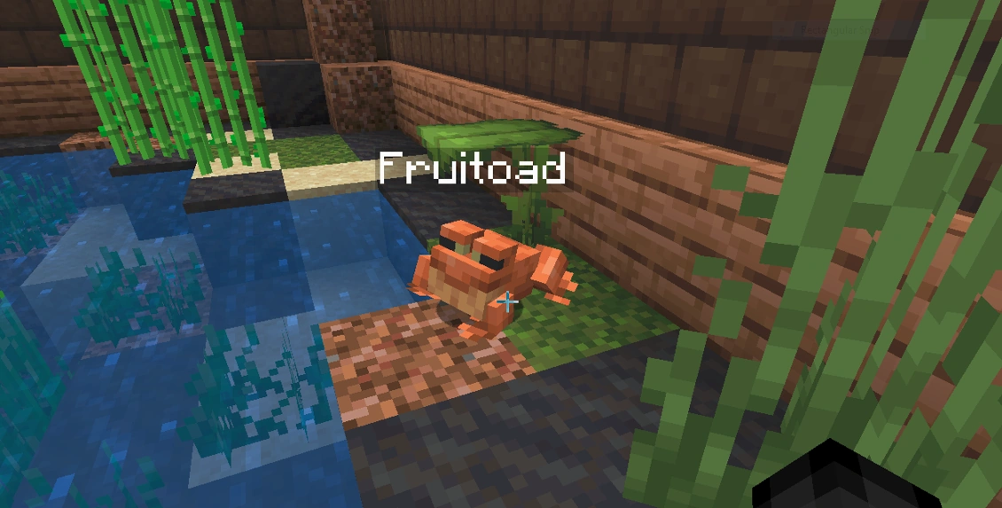 One of the blocky brown tadappoles evolved into a blocky brown fruitoad ...