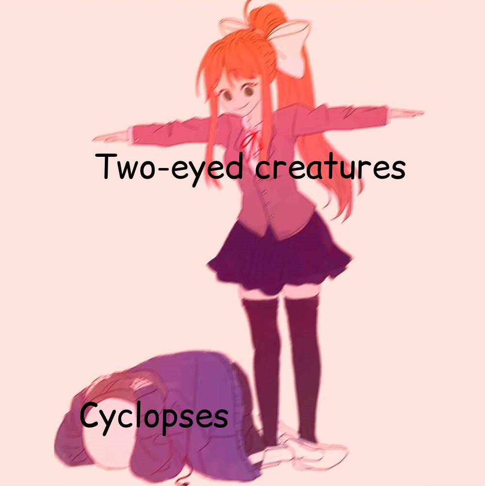 A meme about depth perception, given One’s lack thereof. | Fandom