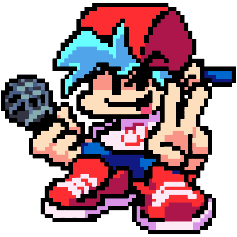 pixelated bf with normal colors | Fandom