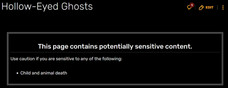 Content Warning Project | Fandom