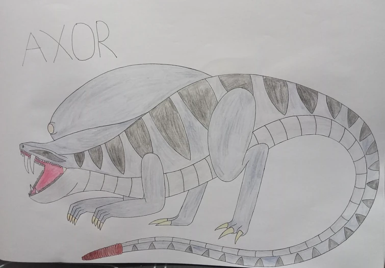 Gojira: Kingdom Axor Sketch. | Fandom