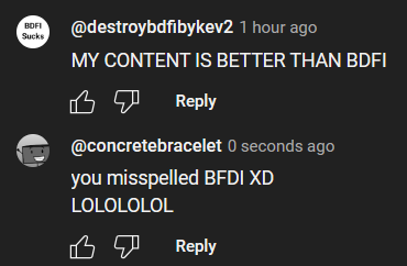 just know that i laughed at a bfdi hater's error on spelling bfdi | Fandom
