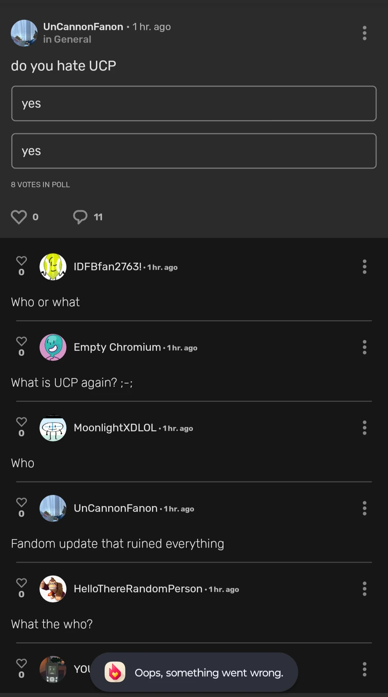 do you hate UCP | Fandom