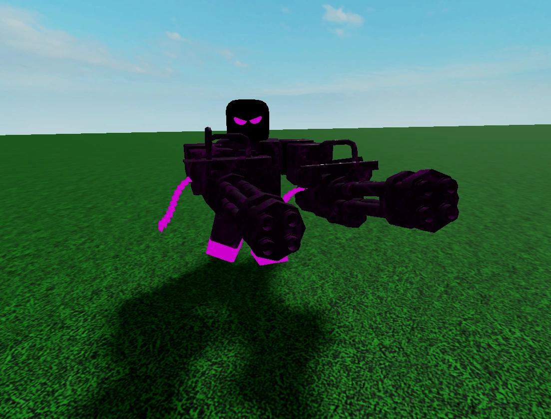 Sneak peak for the Voidless Minigunner | Fandom