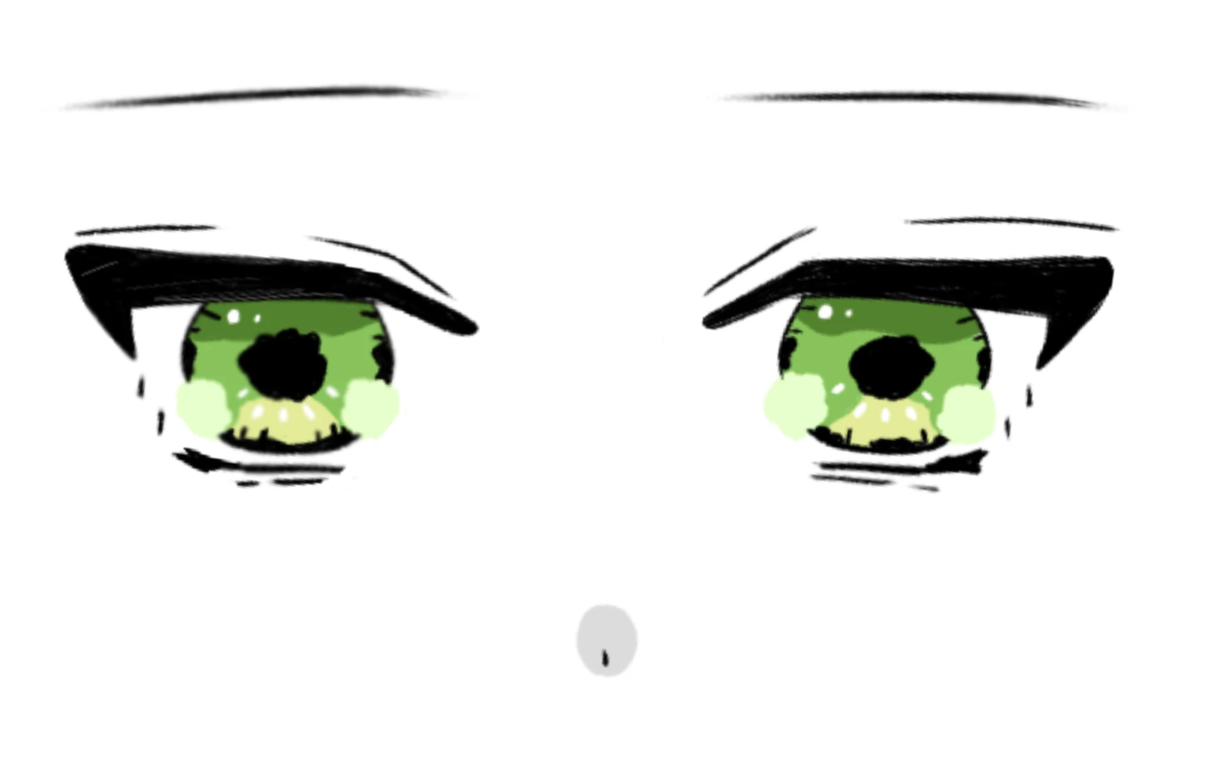 Oh em jee guys I drew shiho inspired eyes | Fandom