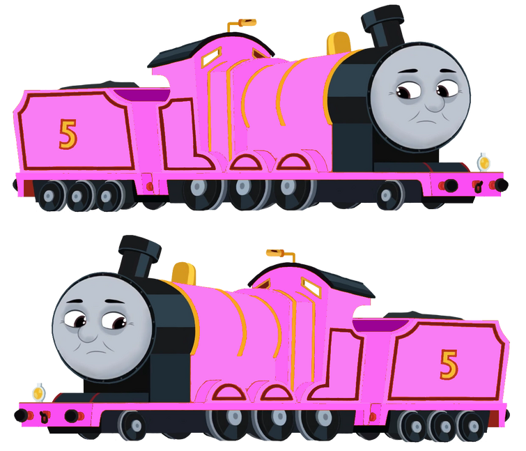 “What are you doing, James? You're a big pink steamie! Hahaha” | Fandom