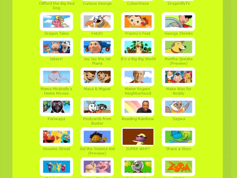 Pbs Kids Website