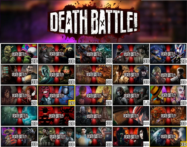 My Ideal Death Battle Season Thingy (Updated) | Fandom