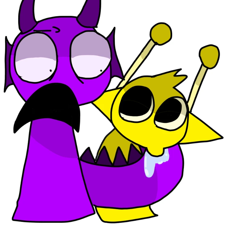 Simon sucking on Durple’s tail- | Fandom