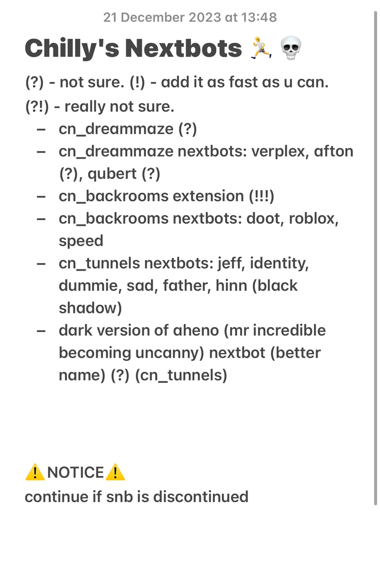 Discuss Everything About Nico's Nextbots Wiki | Fandom