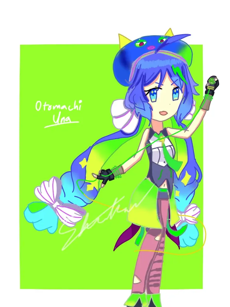 Otomachi Una fanart! By Chica(a.k.a me) | Fandom