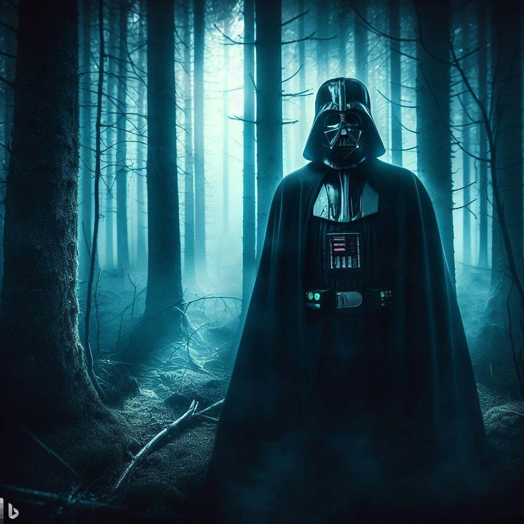 Some AI Art of Darth Vader in a Spooky Forest | Fandom