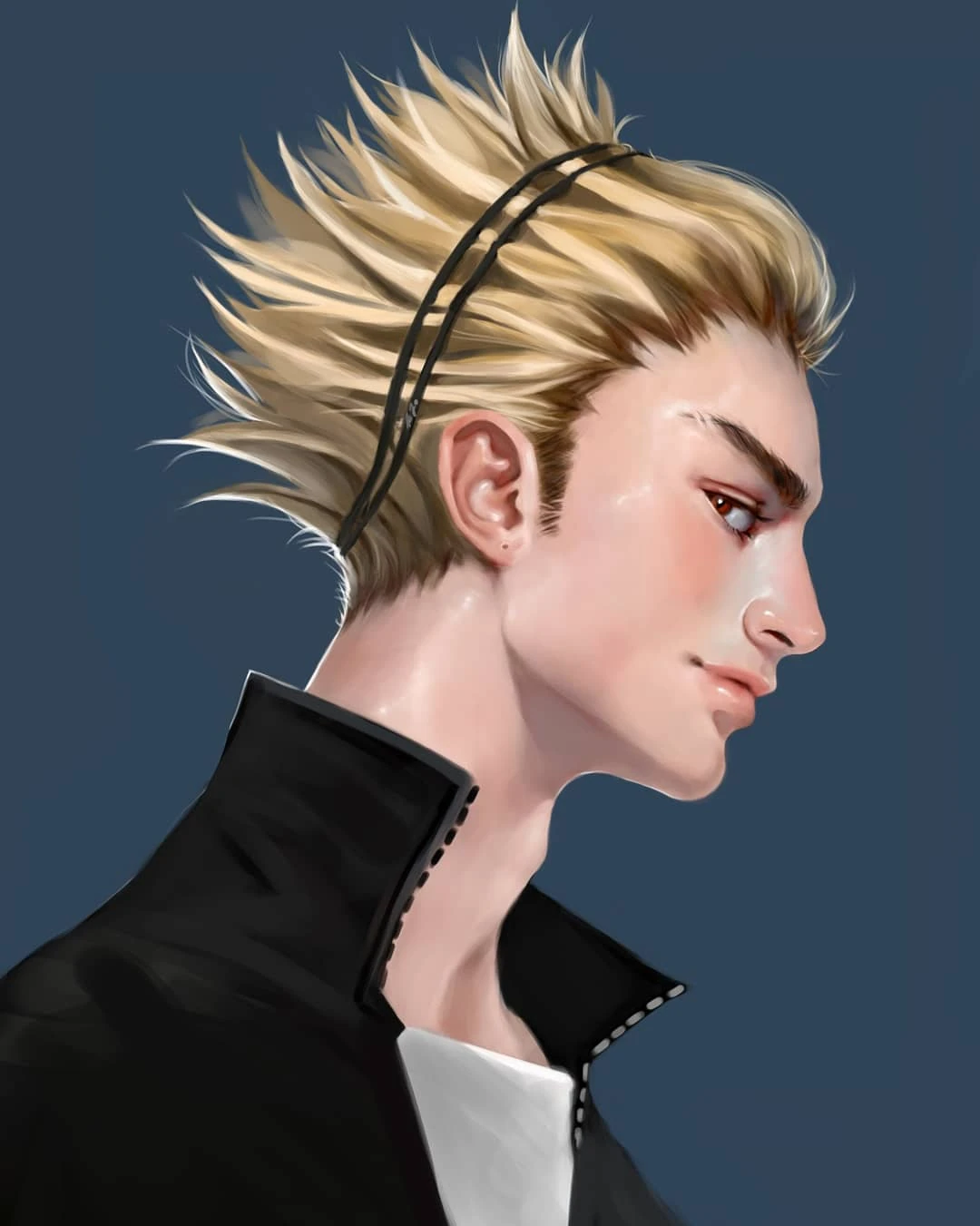 Ukai Keishin, painted by me | Fandom