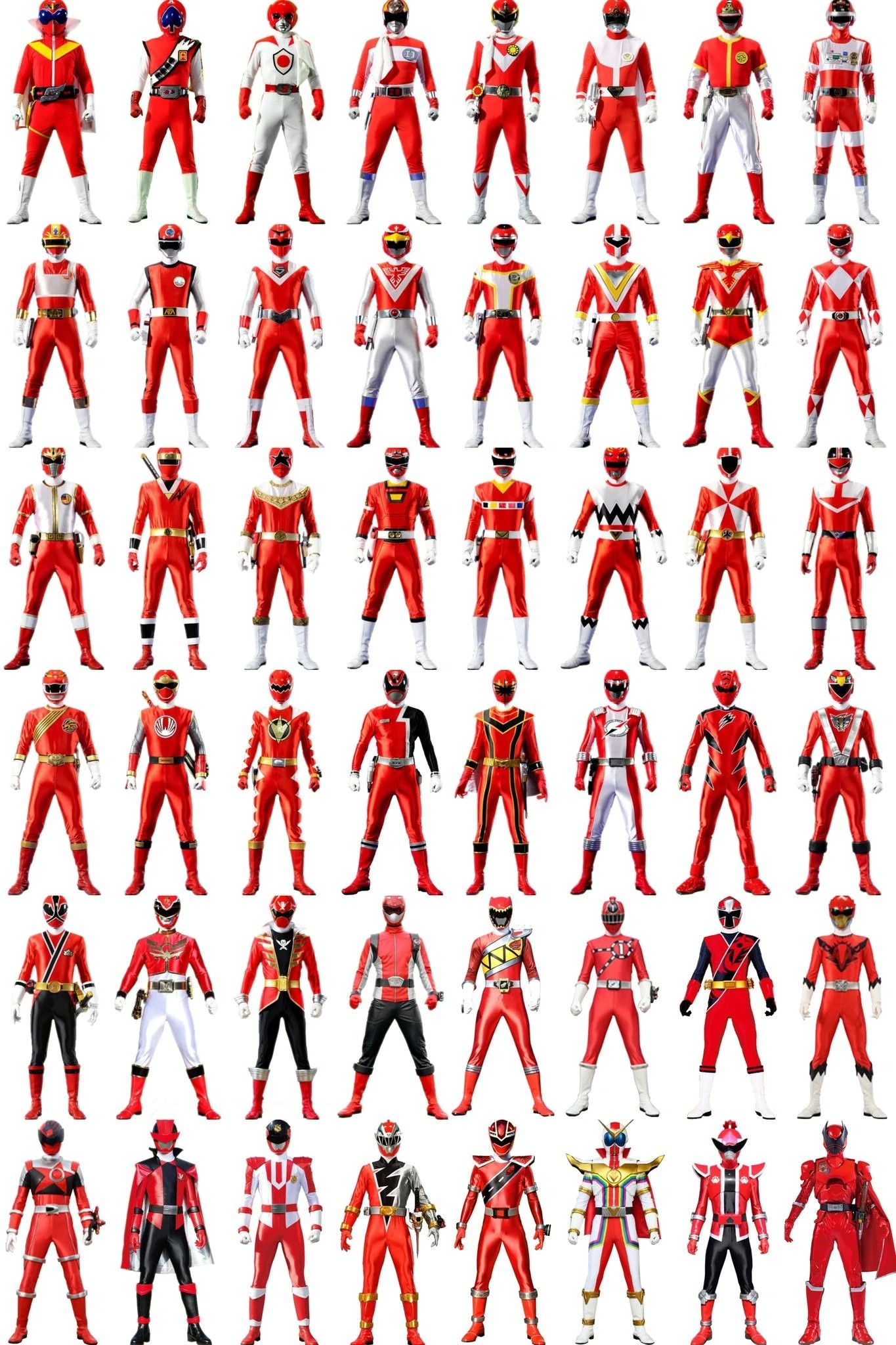Pick 1 Red Ranger from Each Row | Fandom