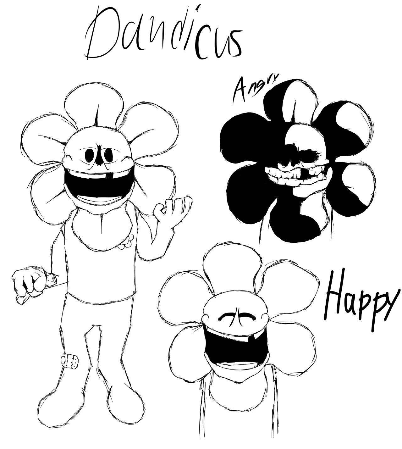 mweh heh heh dandy redesign that makes him look uglier!11!1111 | Fandom