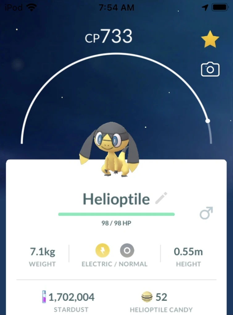 My first Helioptile! | Fandom