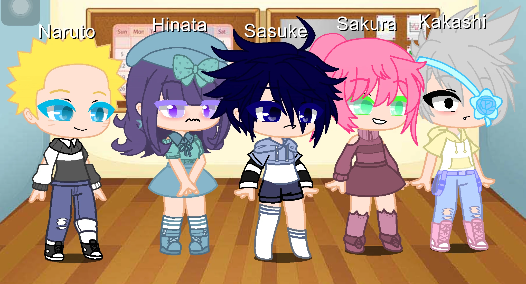Team 7 and Hinata from Naruto as Gacha | Fandom