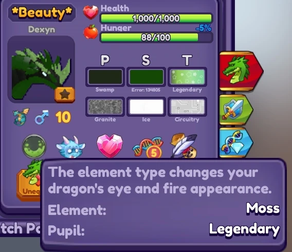 Swapping this error shamrock dexyn for another shamrock dragon | Fandom