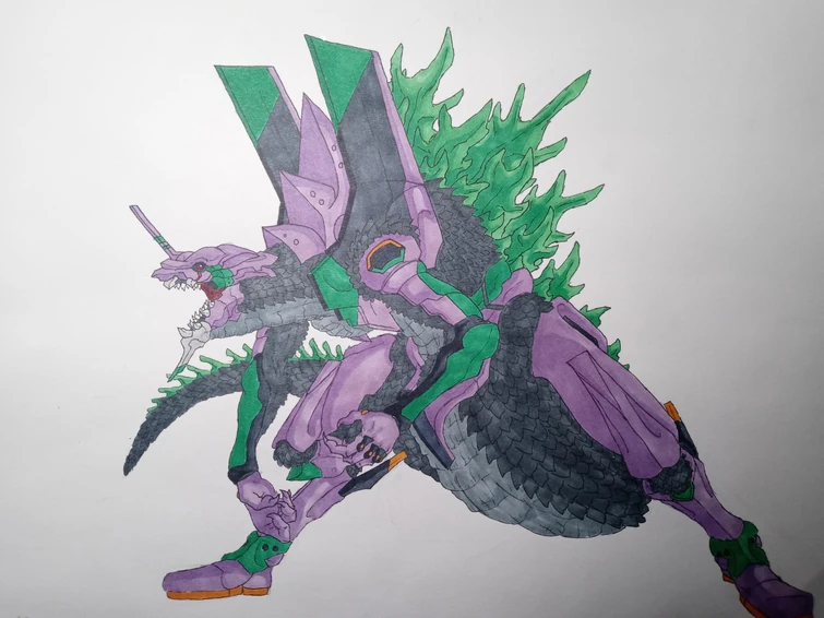 Eva Unit 01 x Godzilla Redesign | Fandom