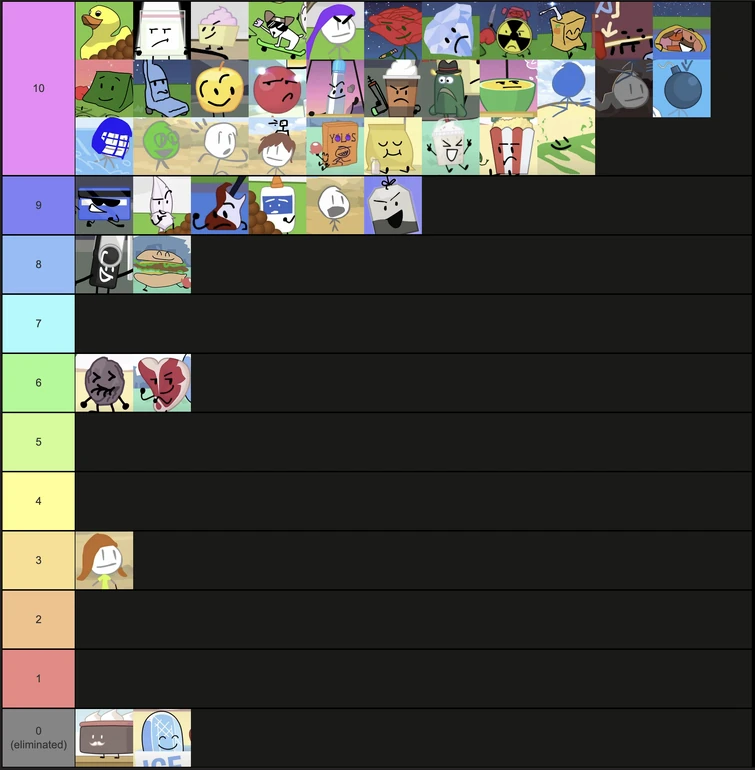 bfdi mini: 10 lives voting 6 | Fandom