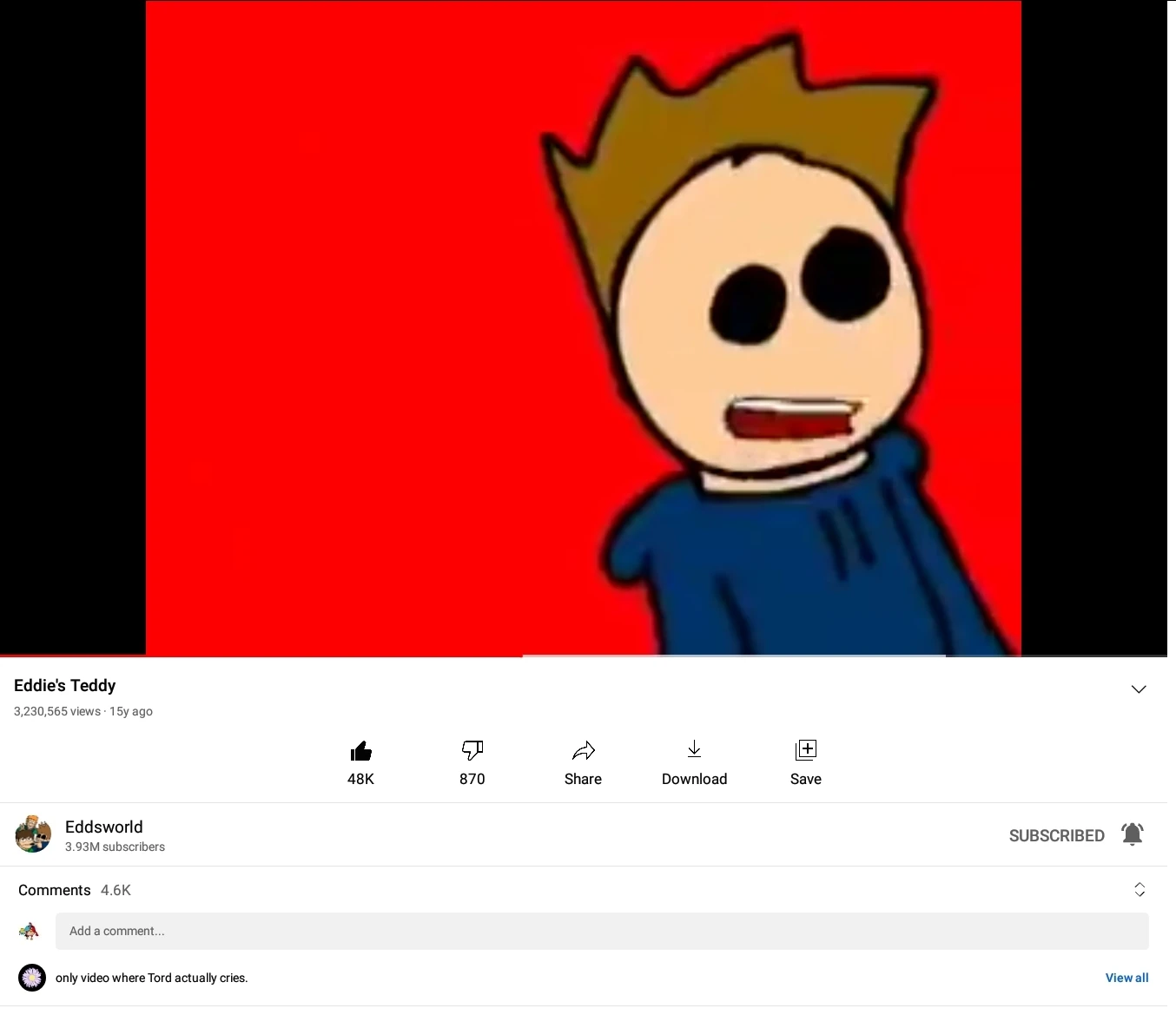 Tom's first black eyes appearance | Fandom