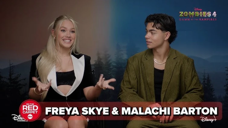 Freya Skye and Malachi Barton talk new dances in "Zombies 4" and being ...