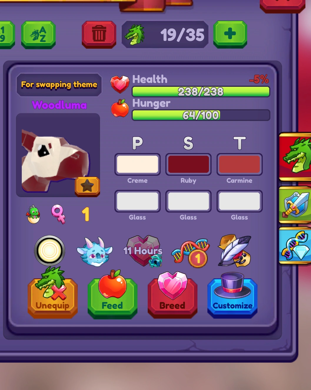 Swapping my 1mut cheM wood for another theme nm wood! | Fandom