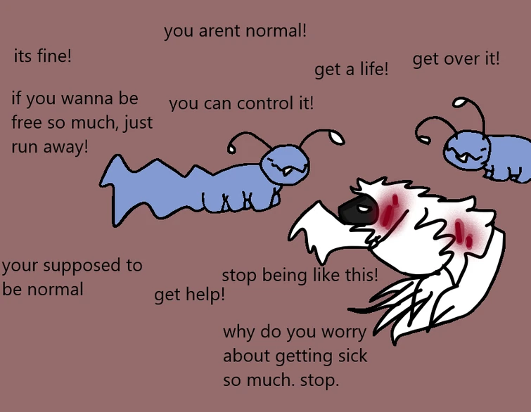 dont know how to feel (vent art, gore tw) | Fandom