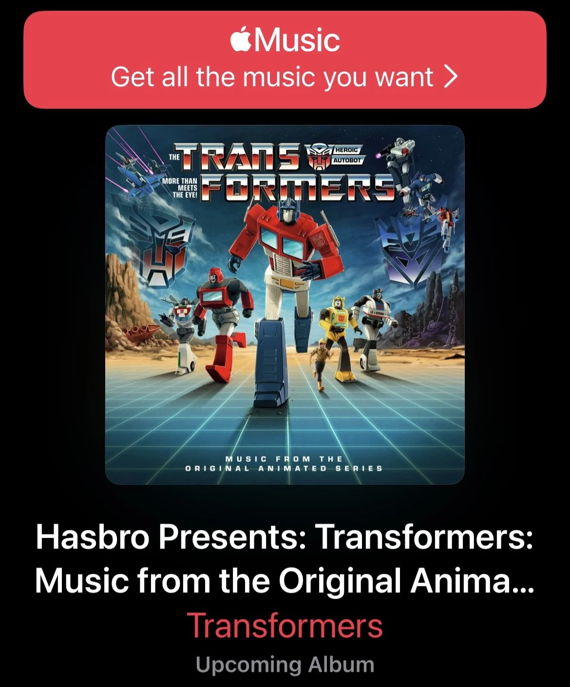 Transformers G1 Soundtrack | Fandom