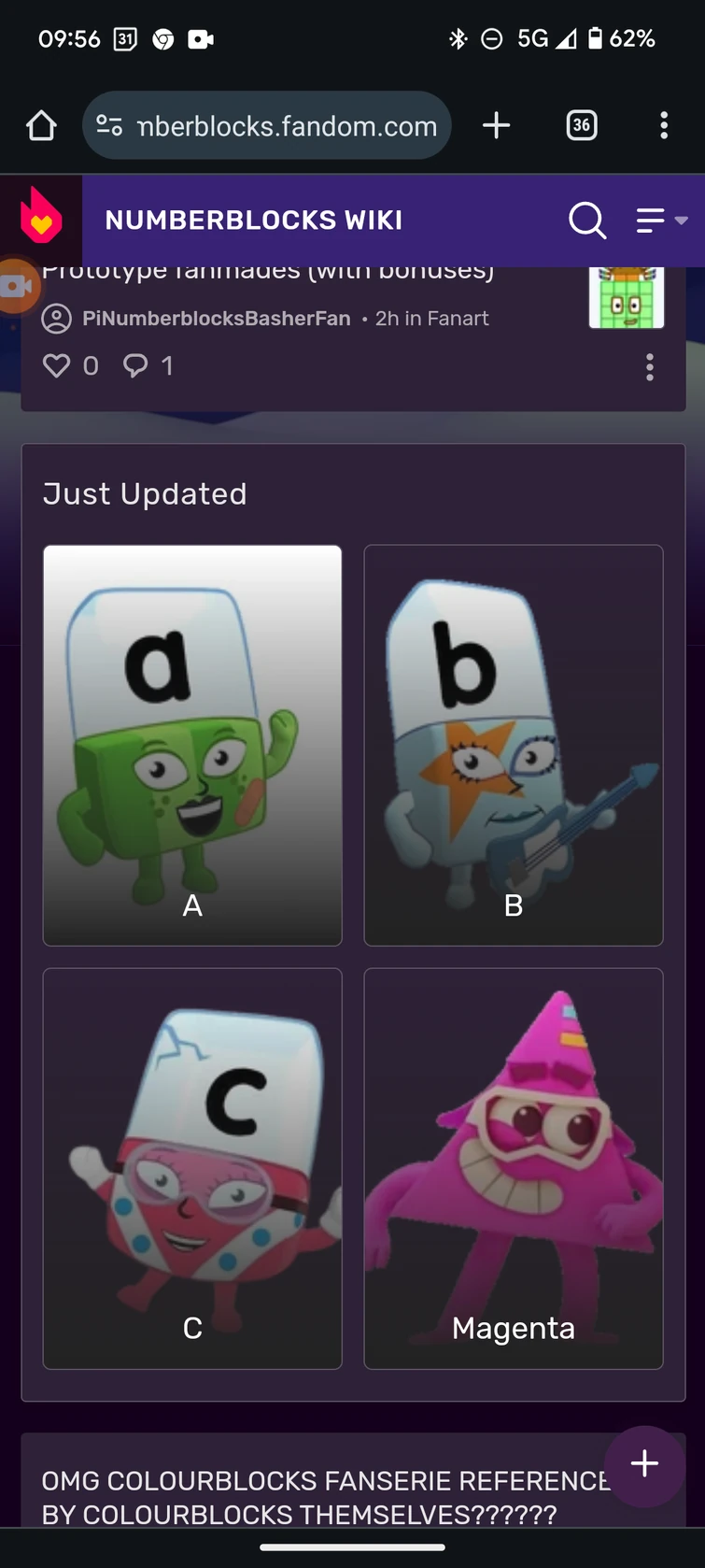 A, B, and C meet Colourblocks Magenta who is a Member of the Printing Crew. | Fandom