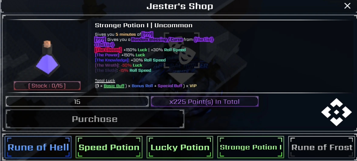 in my 90 days of playtime in sols rng i have never seen a jester this ...