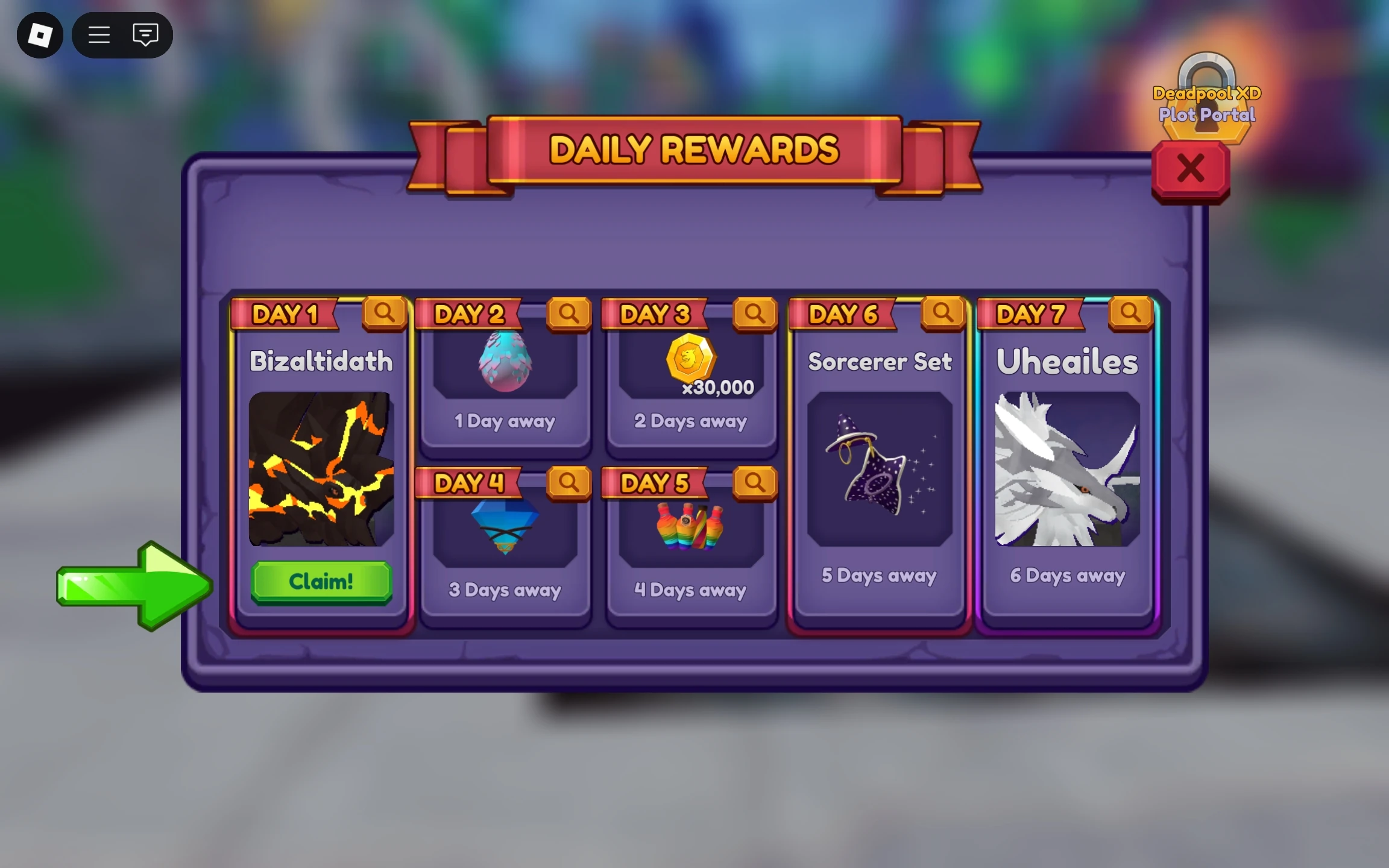 I went on an alt to see the 7 day login thing for new players 👀 | Fandom