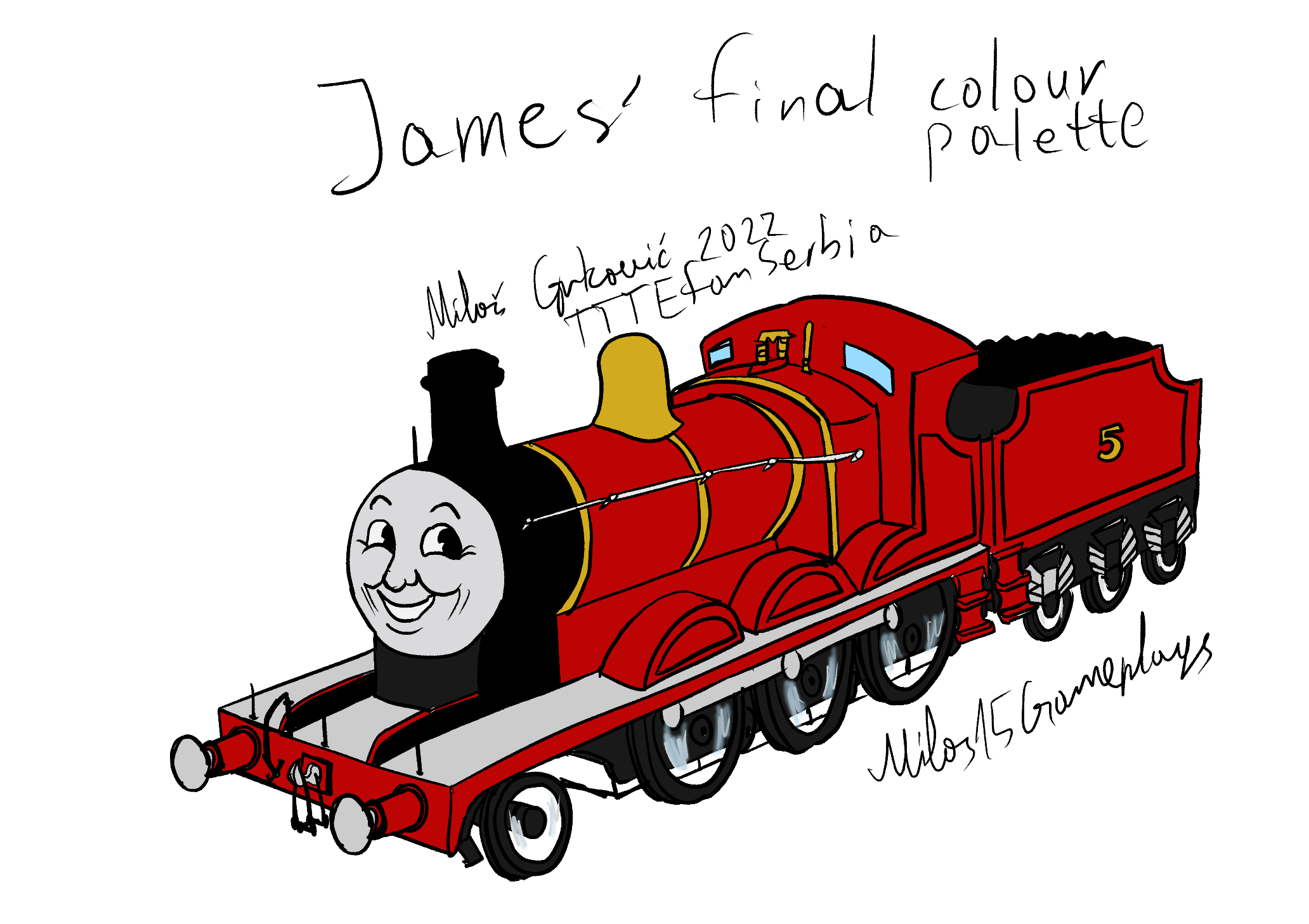 Final colour palette: James | Fandom