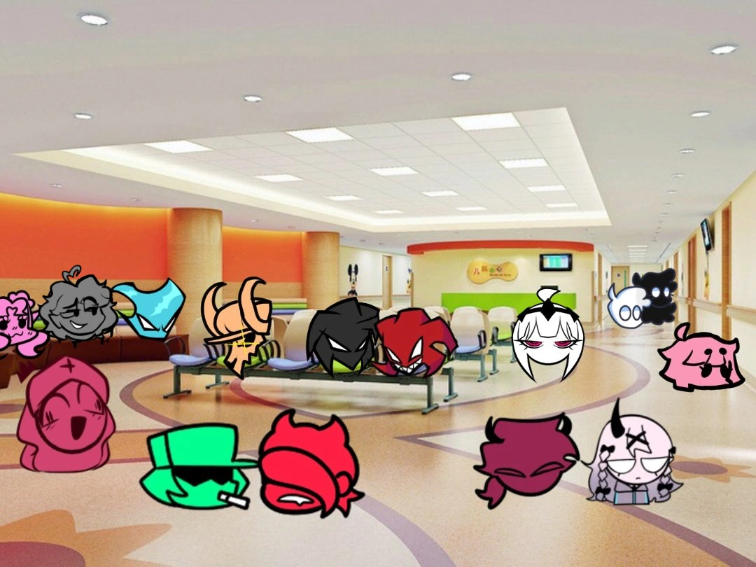 Must be a lot of people in the hospital lobby | Fandom
