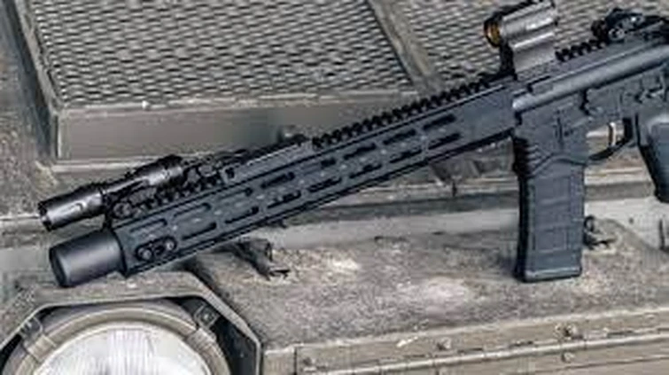 Remodeled M4A1 with RAS handguard + Ergo M4 forward rail extension kit ...