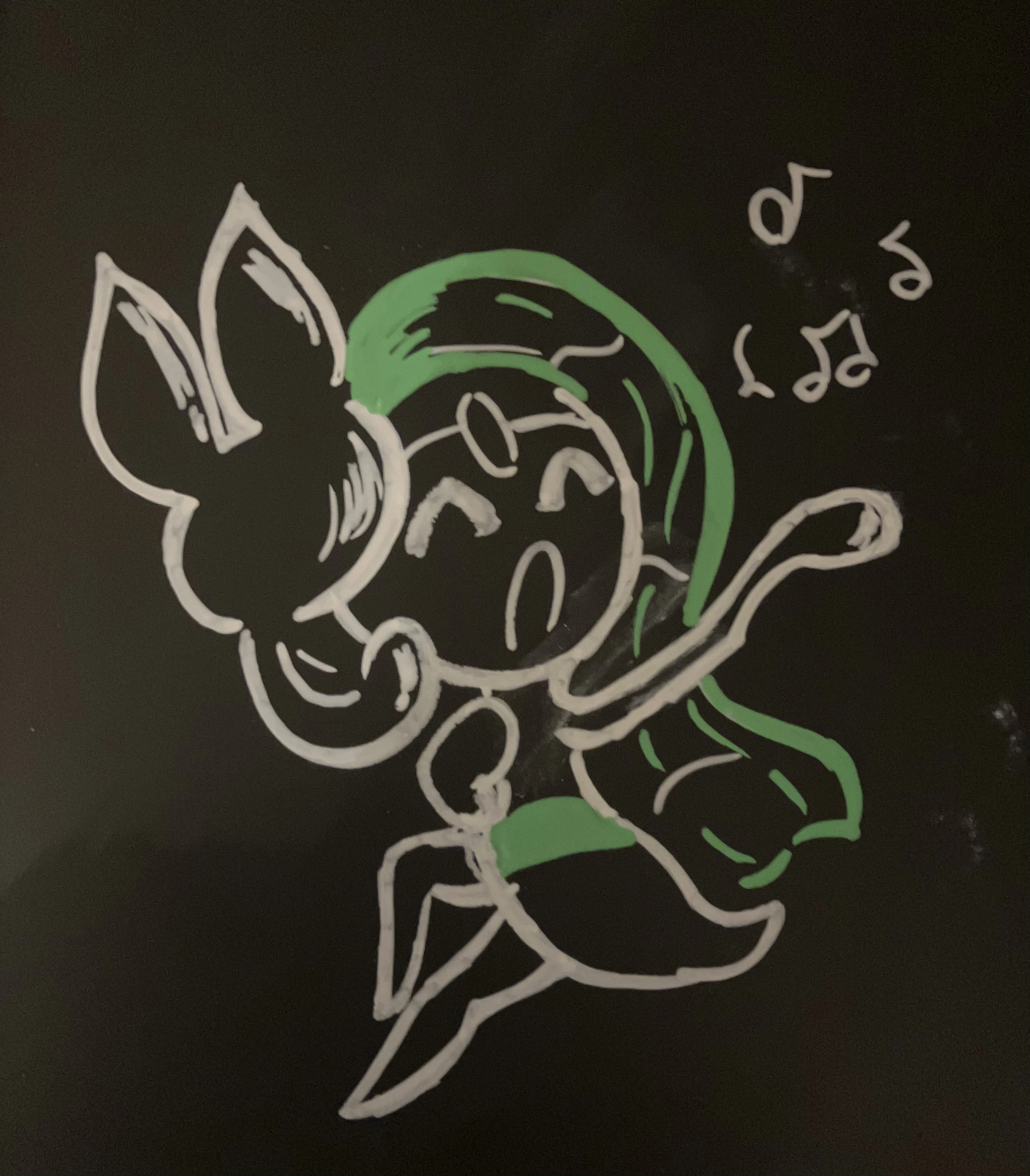 Little gal I drew on a chalkboard | Fandom