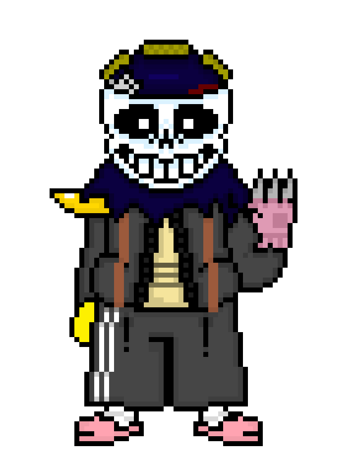 mist sans updated sprite (i had help with the shading on the head) | Fandom