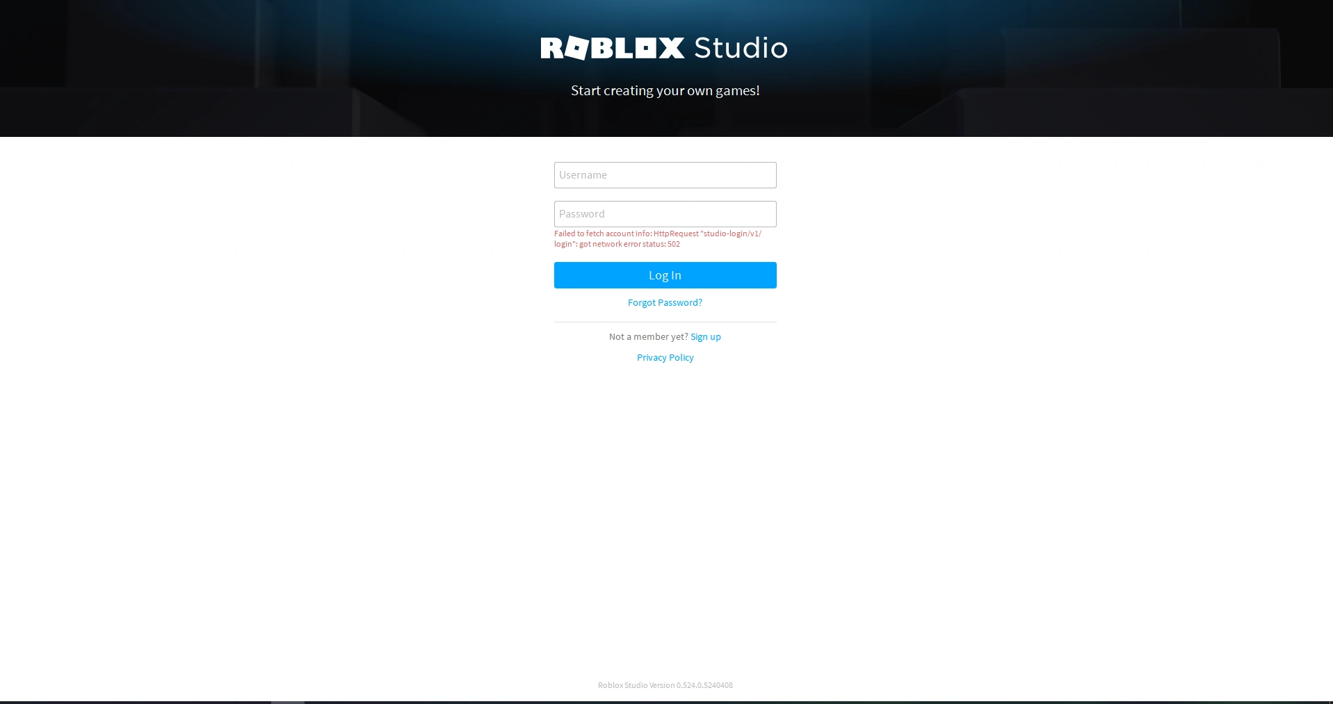 Roblox is down plus cant open roblox studio. | Fandom