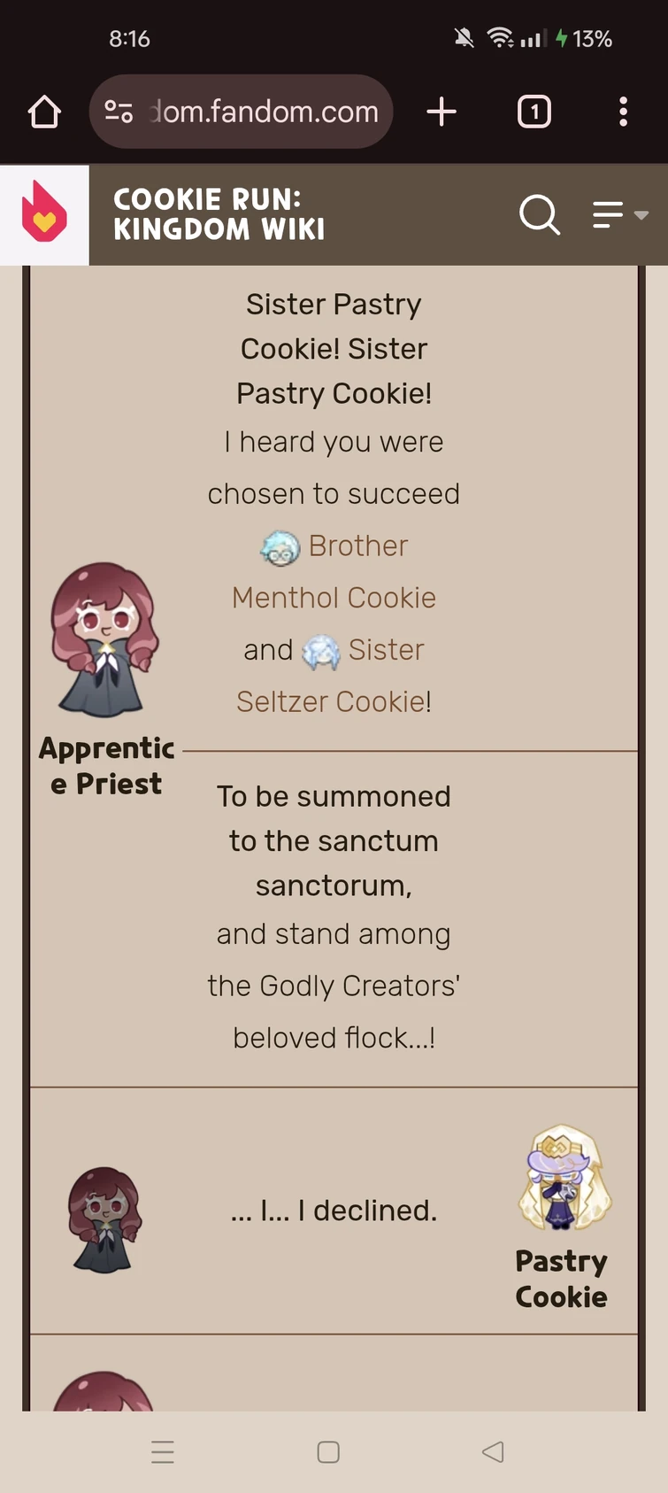 Was 'That Cookie'... | Fandom
