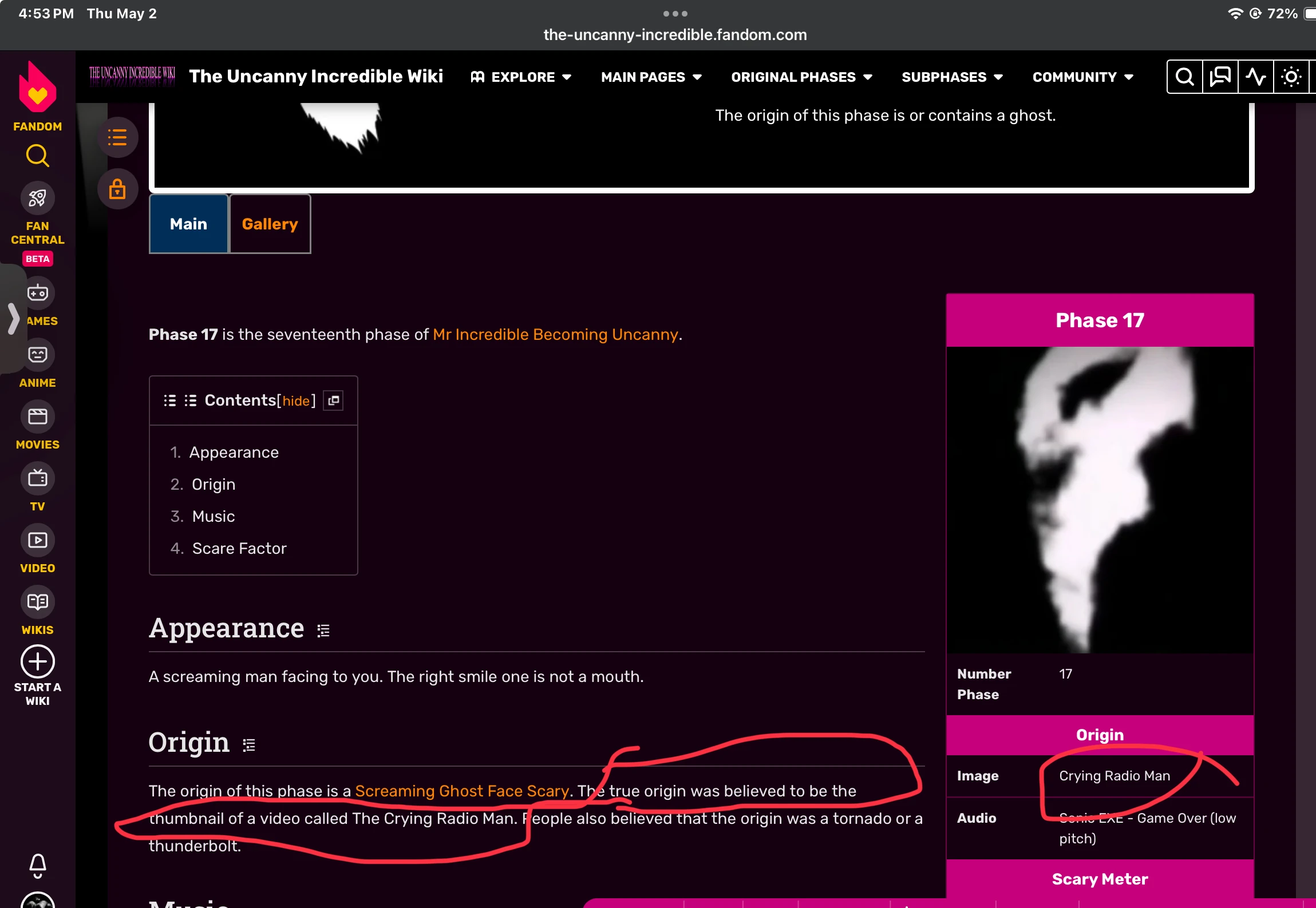 crying radio man isn’t the true origin it’s the other way around | Fandom