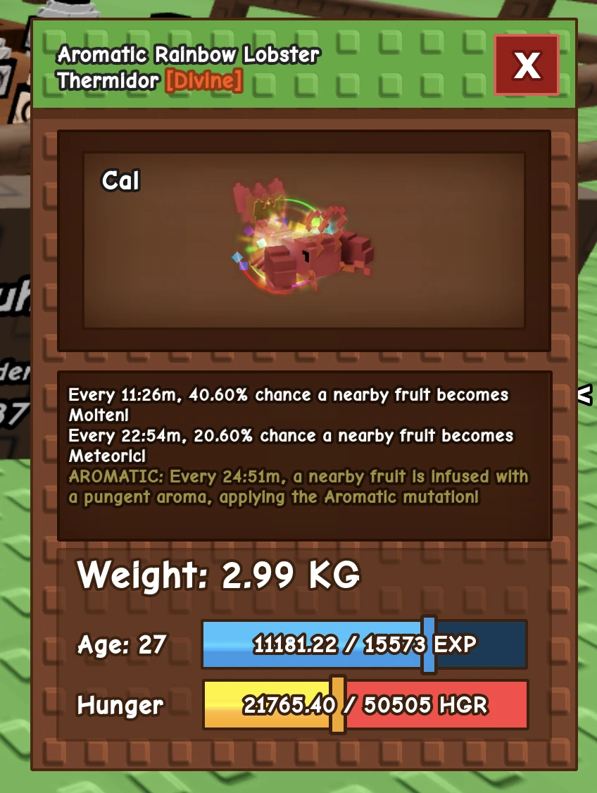 Trading Rainbow Hatched Lobster Thermidor | Fandom