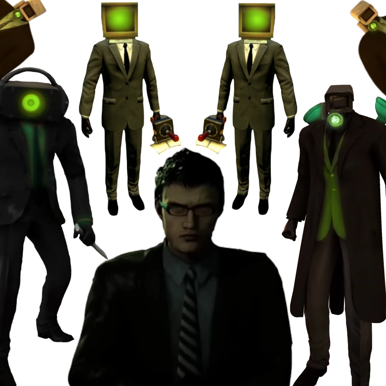 Are Plunger Cameraman and Dark Speakerman working for the secret agent ...