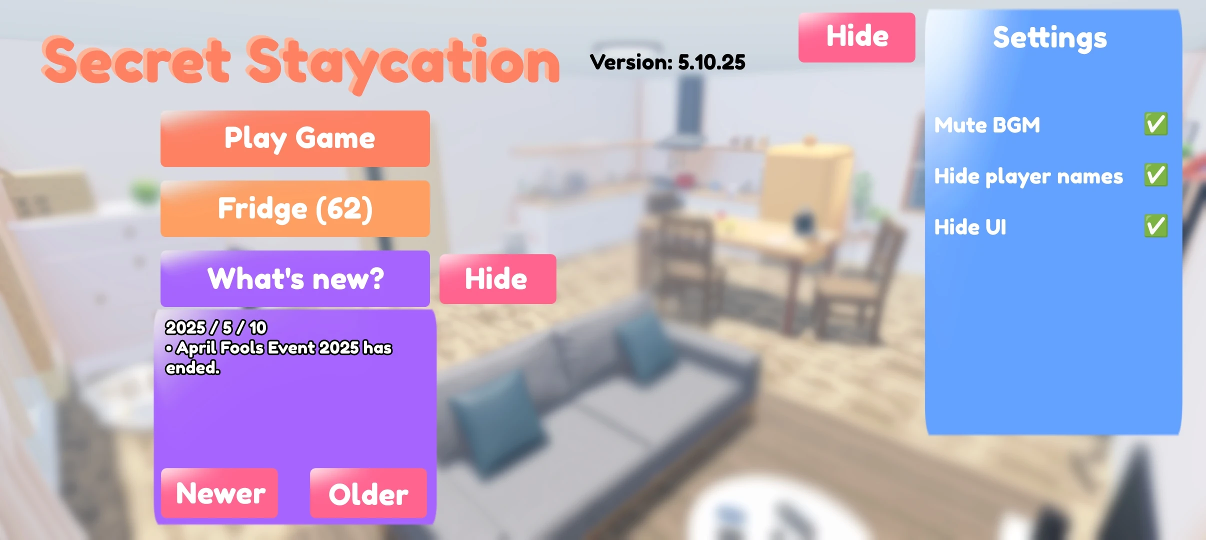 if Secret Staycation had a title screen (V1) (Fanmade, not real) | Fandom